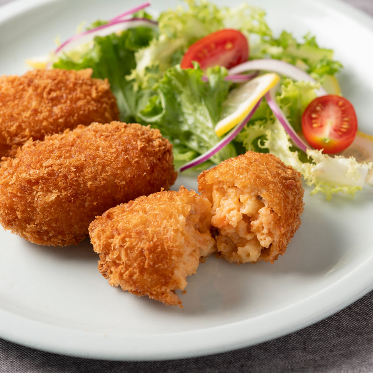 海老グラタンのコロッケ 3個入り – ラクリッチ